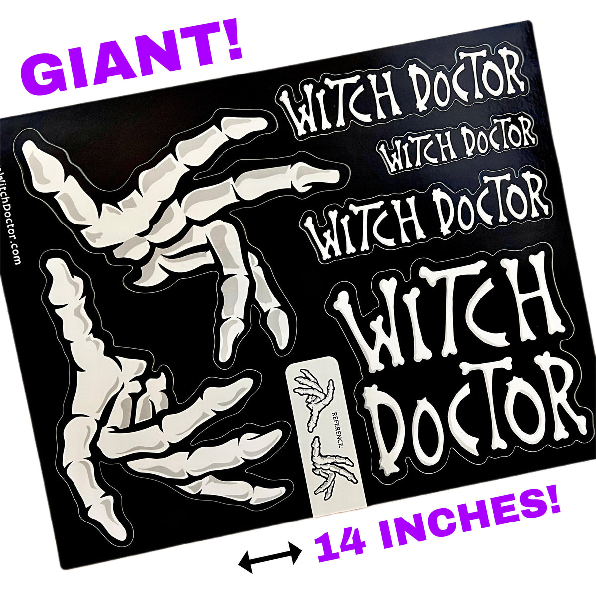 Giant Sticker Sheet - 11x14in – Team Witch Doctor